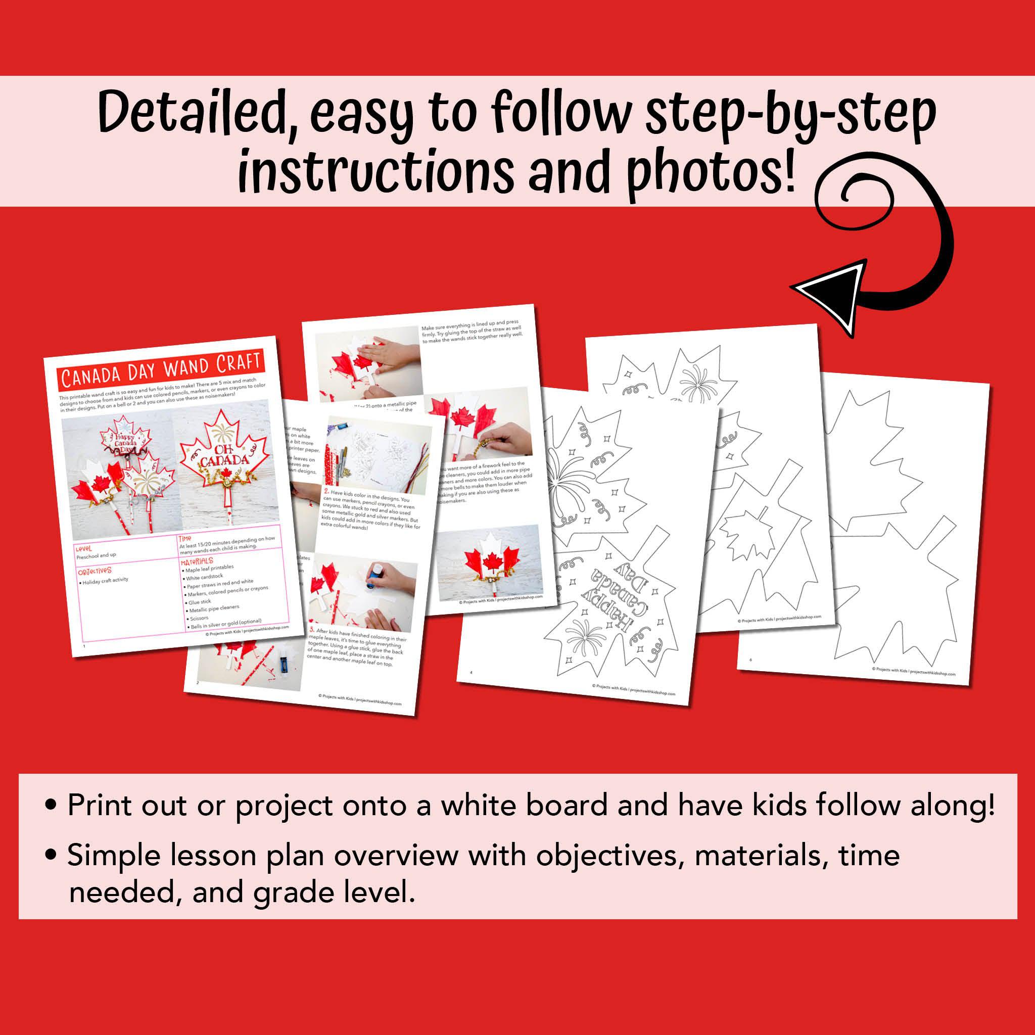 Canada Day Art Project Bundle – Projects with Kids