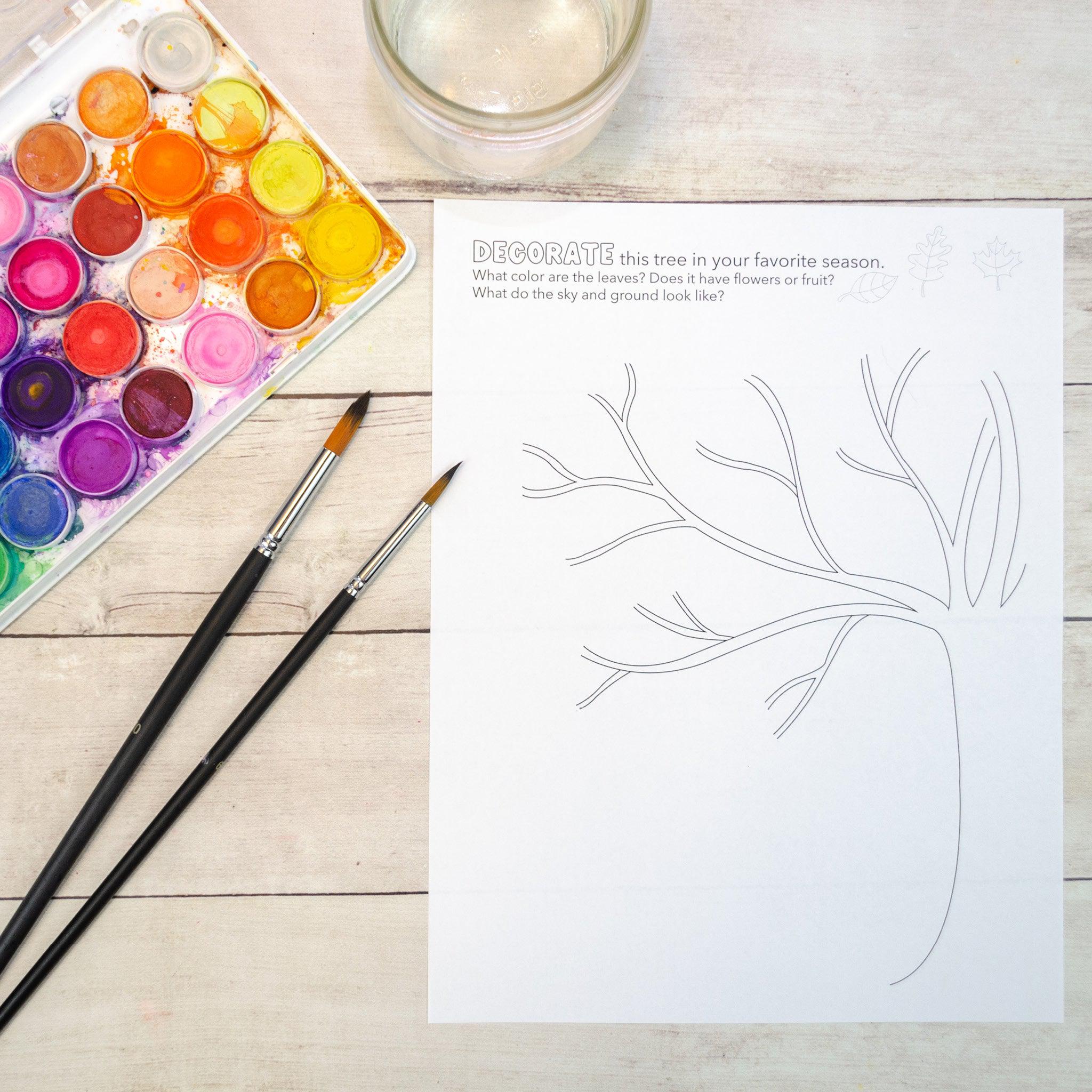 Printable Art Journal for Kids, Drawing Prompts for Kids – Projects ...